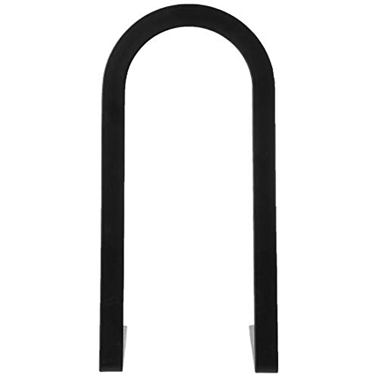 Spectrum Elements Bookends Large Set of 2 (Black) - Minimalist & Modern Organizers for Bookshelf, Coffee Table, Nightstand, Home Office, Bookcase, Magazines, Shelves, Cookbooks, & More