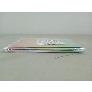 QUERICKY 4 Pack Pastel Rainbow Tablecloths, 51x87'' Plastic Disposable Rectangle Pastel Rainbow Table Cover for Girls Rainbow Birthday Party Decorations Baby Shower Party Supplies