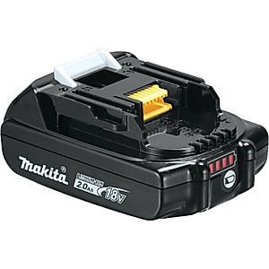 Makita XWT12RB 18V LXT Lithium-Ion Sub-Compact Brushless Cordless 3/8" Sq. Drive Impact Wrench Kit (2.0Ah) with additional BL1820B 18V LXT Lithium-Ion Compact 2.0Ah Battery