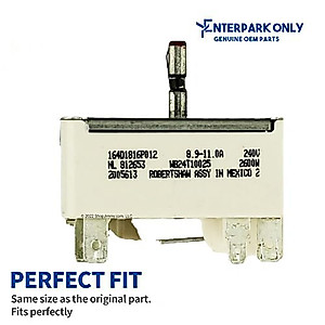(WB24T10025 Switch Enterpark) WB24T10025 New OEM Produced for GE Range Switch Replacement Part 769692 AH236750 EA236750…