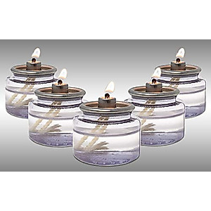 Hyoola Oil Candles - 8 Hour Liquid Candles - Disposable Liquid Paraffin Tea Lights - 24 Pack - for Restaurant Tables and Emergency Candles