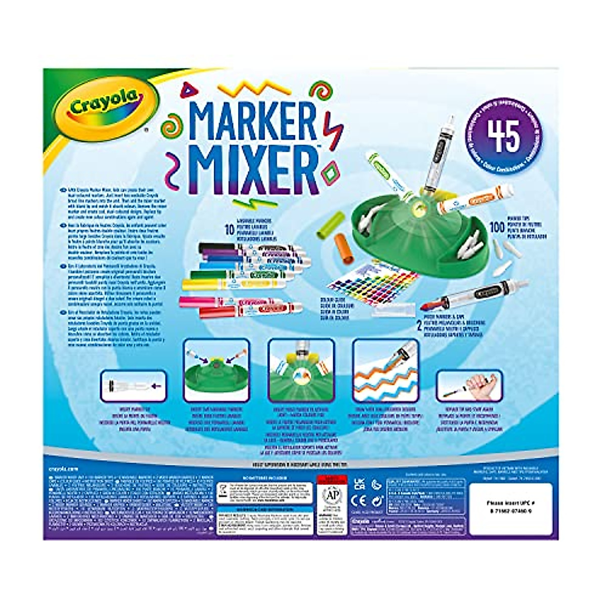 Crayola Marker Mixer Art Kit, Washable Marker Set, Easy Craft Kit for Kids, Gift for Kids Age 6+