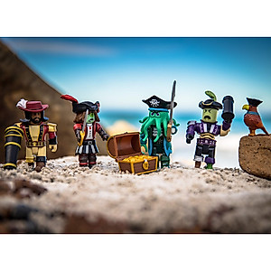 Roblox Action Collection - Pirate Showdown Four Figure Pack [Includes Exclusive Virtual Item]