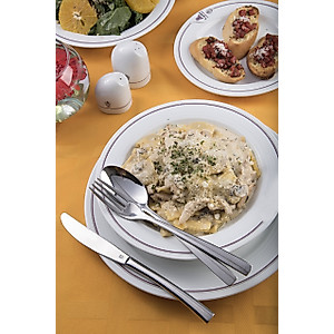 DANIALLI 80 Piece Silverware Set For 16, 18 10 Stainless Steel Silverware Set, Modern Sleek Flatware Set Includes Knife/Fork/Spoon & Long Teaspoon/Salad Fork Mirror-Polished & Dishwasher Safe Cutlery