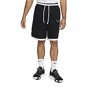Nike Elite Stripe Basketball Short (Medium, Black/White/White)