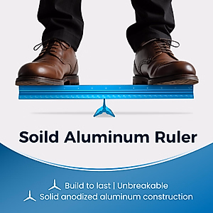 Architectural Scale Ruler, 12" Aluminum Architect Scale, Triangular Scale, Scale Ruler for Blueprint, Triangle Ruler, Drafting Ruler, Architect Ruler, Metal Scale Ruler, Architecture Ruler