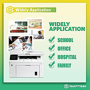 S SMARTOMNI CF230A Toner Cartridge Black Compatible Replacement for HP 30A 30X CF230X Toner Use for HP Pro M203dw M203d M203dn MFP M227fdw M227fdn M227sdn (4 Pack)