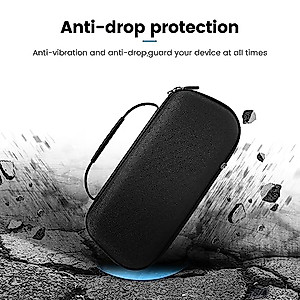 OPTOSLON Rog Ally Carrying Case Compitable with ASUS ROG Ally Gaming Handheld and Accessories, Large Space Hard Shell Case Fit AC Adapter and Power Bank for Travel and Storage with a Screen Protector