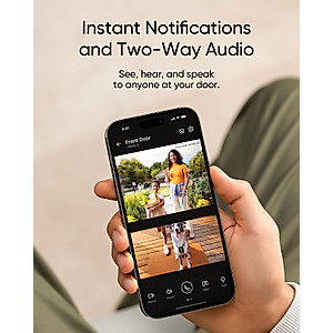 eufy Security Video Doorbell E340 (Battery Powered), Dual Cameras with Delivery Guard, 2K Full HD and Color Night Vision, HomeBase S380 Compatible, No Monthly Fee