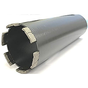 ALSKAR DIAMOND APDB 3 inch Dry Drill Core Bits with Diamond Aligned Segment for Brick Concrete Masonry 5/8"-11 Threaded (3")
