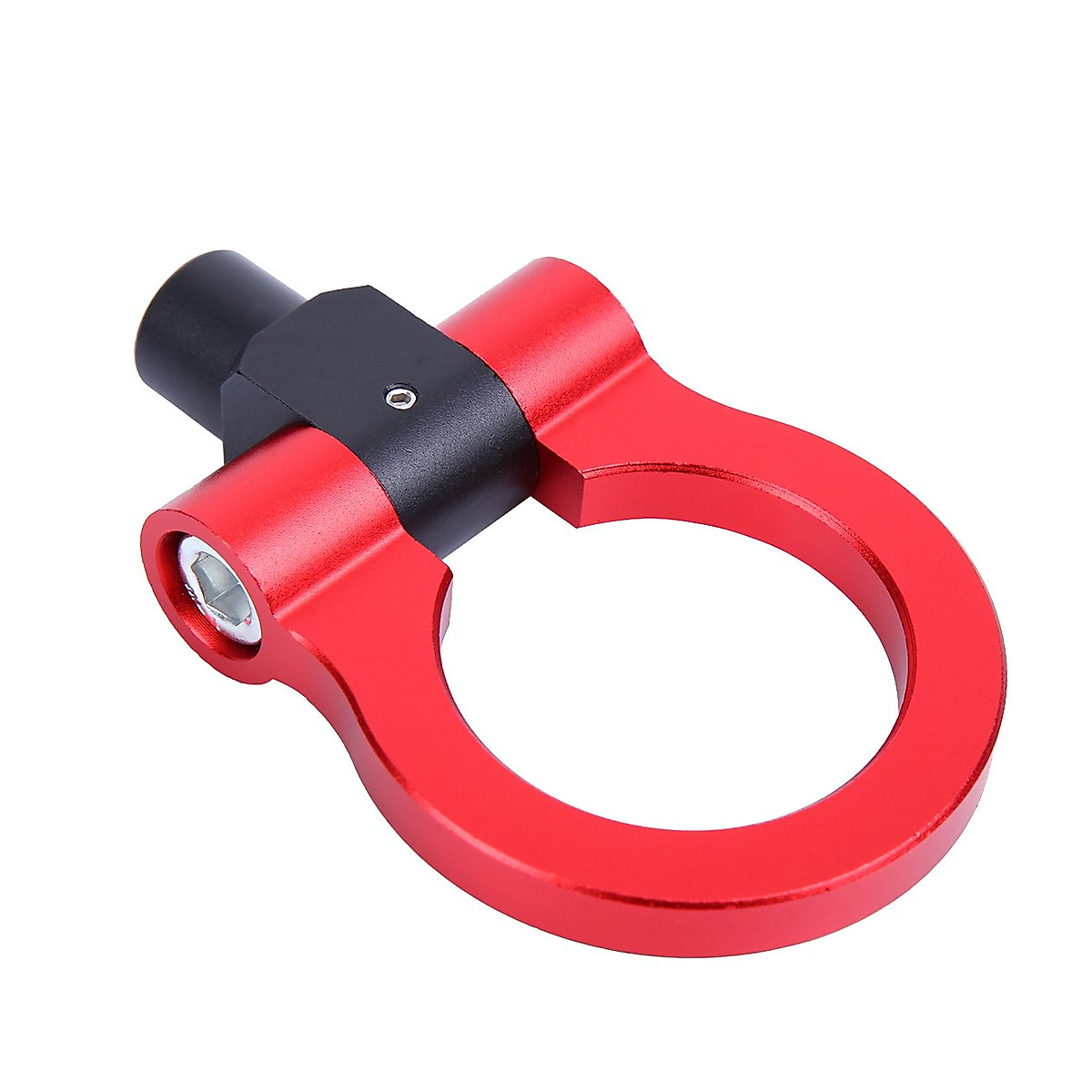 Honhill Sports Track Tow Hook for 2015 2016 2017-up WRX or STI Racing Style Aluminum (Red)