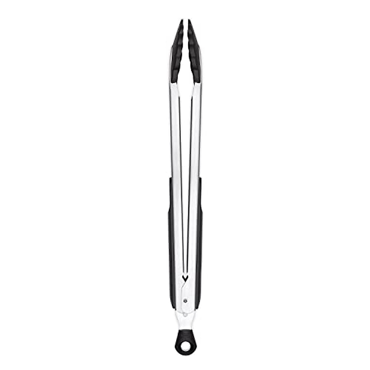OXO Good Grips 12-Inch Tongs With Nylon Heads & Good Grips Large Silicone Flexible Turner, Stainless Steel