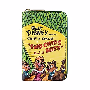 Loungefly Disney Treasures from The Vault: Chip 'n' Dale - Chip and Dale Wallet, Amazon Exclusive
