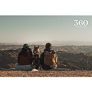 360 Pet Nutrition Freeze Dried Raw Complete Meal for Adult Dogs, High Protein, Omega 3's, No Fillers, Made in The USA, 16 Ounce (Multi Meat)