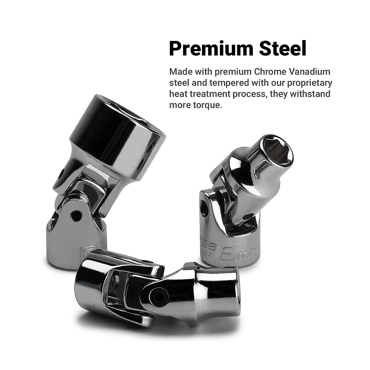 Capri 84738 Tools 10 mm Universal Socket, 1/4-Inch Drive, 6-Point, Metric