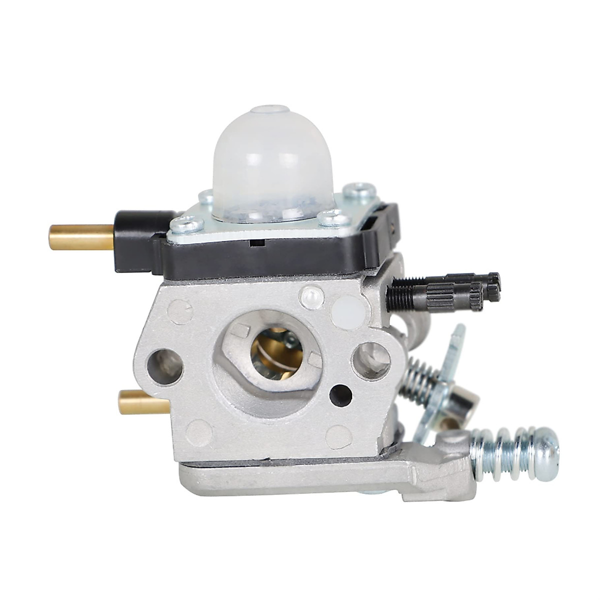 Timunr C1U-K82 C1U-K54 C1U-K54A Carburetor with Fuel Line Kit Replacement for Mantis Tiller Cultivator TC-210 TC-210i TC-2100 SV-6 SV-5H/2 SV-5C SV-4B LHD-1700 HC-1500 for 12520013123