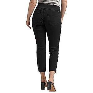JAG Jeans Women's Amelia Pull-On Slim Ankle Pant, Black
