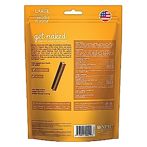 Get Naked Grain Free 1 Pouch 6.6 Oz Joint Health Dental Chew Sticks, Large