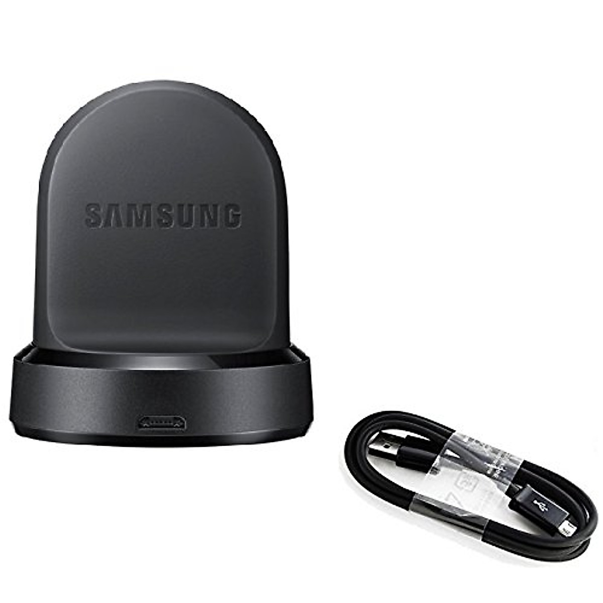 Genuine Samsung Qi Wireless Charging Dock Cradle Charger For Gear S3 Classic,Frontier SM-R760 with 3FT Micro USB & Stylus (New)