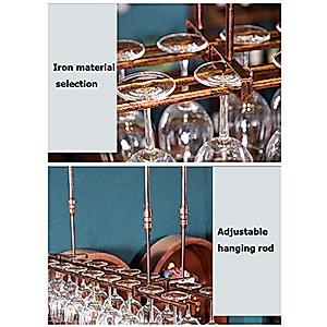 Bar Unit Floating Shelves Wall Mounted Metal Home Wine Rack | Wine Bottle | Hanging Stemware Glass Holder | Cork Storage | Storage Rack | Home and Kitchen Decor