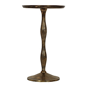 Christopher Knight Home Metter Accent Table, Brass Antique