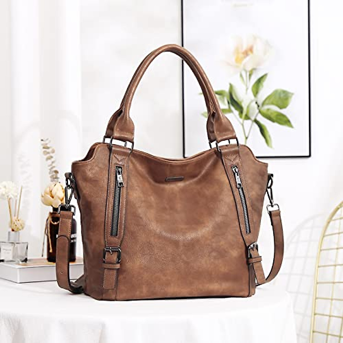CLUCI Hobo Bag + Women Wallet