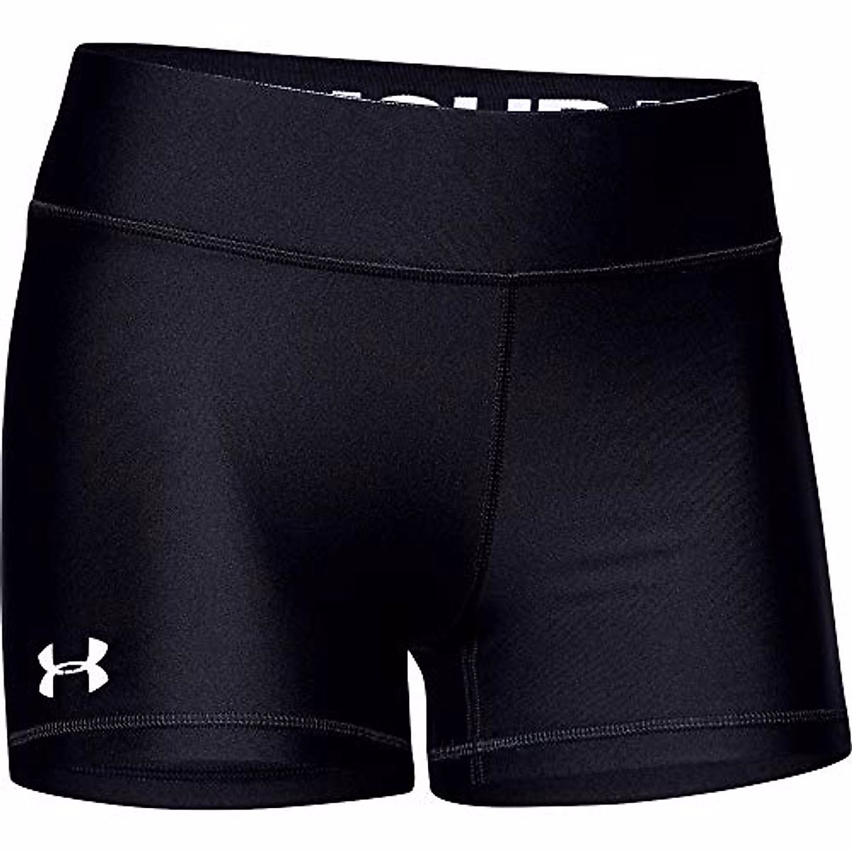 Under Armour Women's Team Shorty 3 , Black (001)/White , Medium