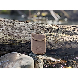 Digital Forensic Evidence Turo Vehicle Rental or Personal Vehicle Anti-Theft Suede Faraday Case with X2 Shielding + Foil Box,Brown