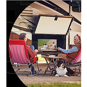 EEZ RV Products Premium Patio/Outdoor Folding Rocking Chair - Blue