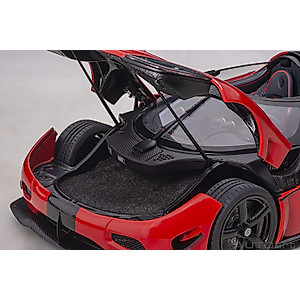 Autoart Koenigsegg Agera RS Chili Red with Black Accents 1/18 Model Car