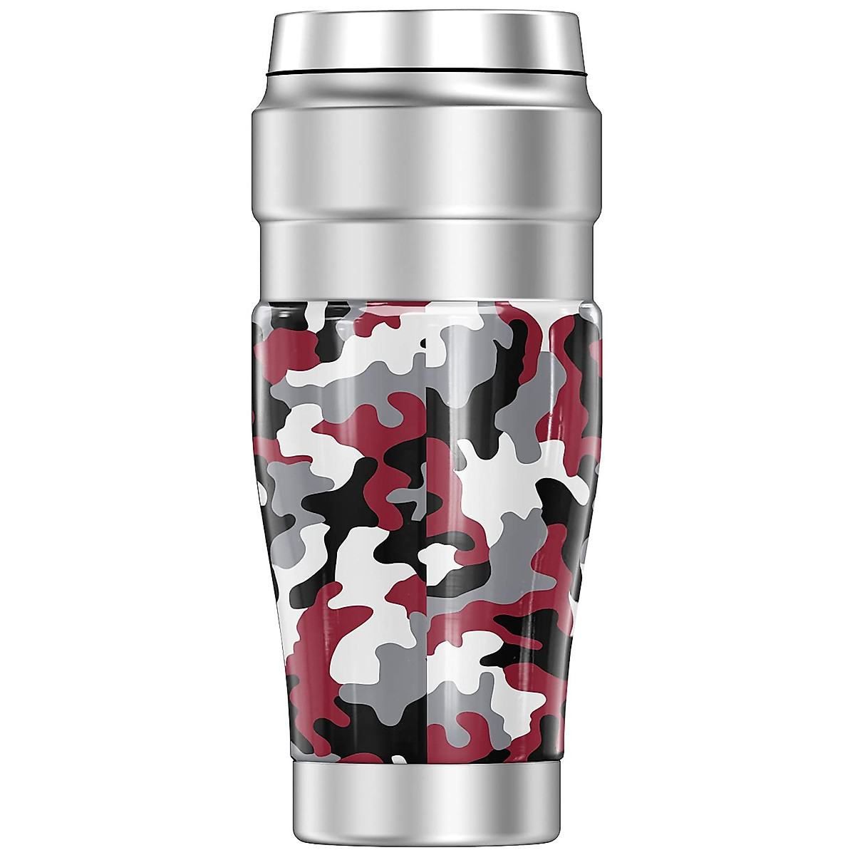 THERMOS Temple University OFFICIAL Camo STAINLESS KING Stainless Steel Travel Tumbler, Vacuum insulated & Double Wall, 16oz