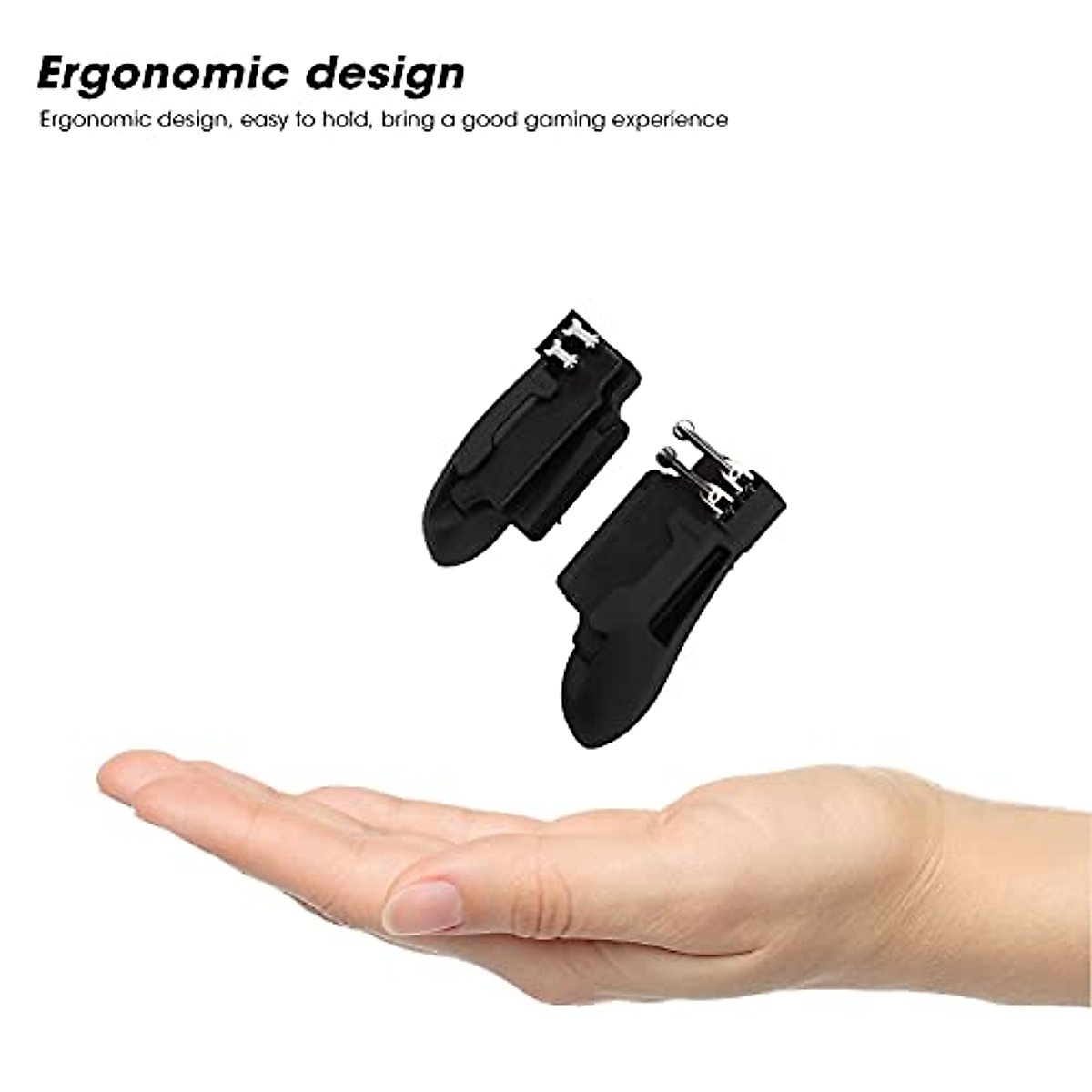 WESE 1 Pair Gamepad, 90 Degrees Rotat Joystick Tablet Game Controller Comfortable Hands Feeling for Tablets and Phones of 5.5in or Larger