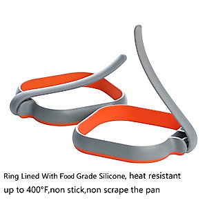 Silicone Egg Molds Pancake Molds for Kids, Silicone Egg Rings Pack of 4 for Frying Eggs, Nonstick Silicone Egg Mcmuffin Maker Pancake Rings