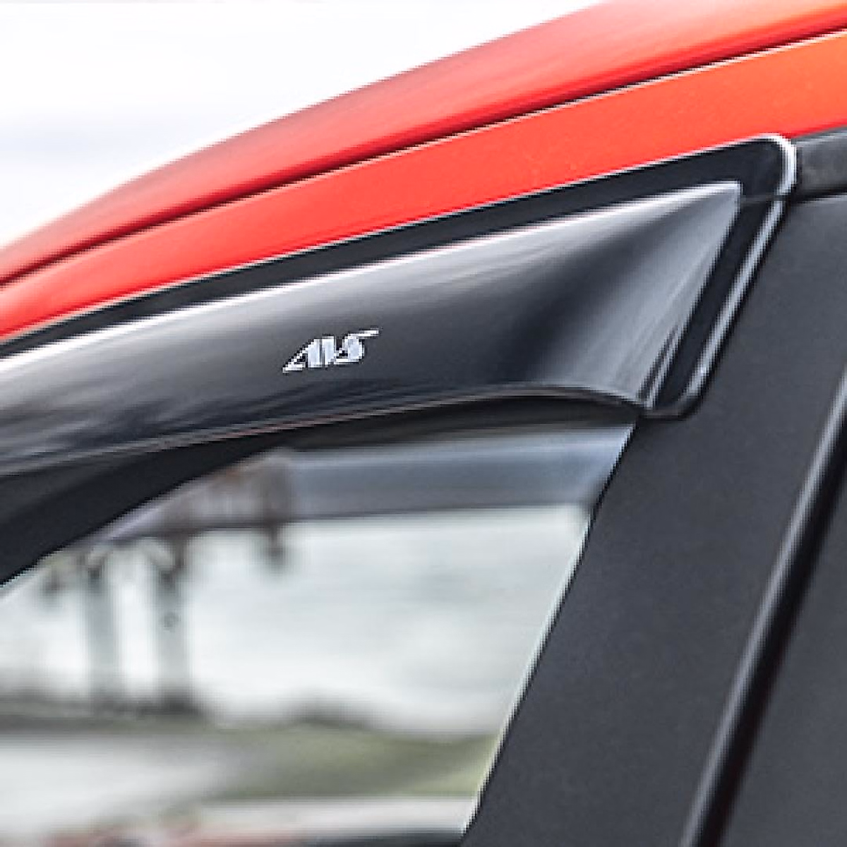 Auto Ventshade [AVS] Ventvisor / Rain Guards | Outside Mount, Smoke Color, 2 pc | 92514 | Fits 1994 - 2004 Ford Mustang