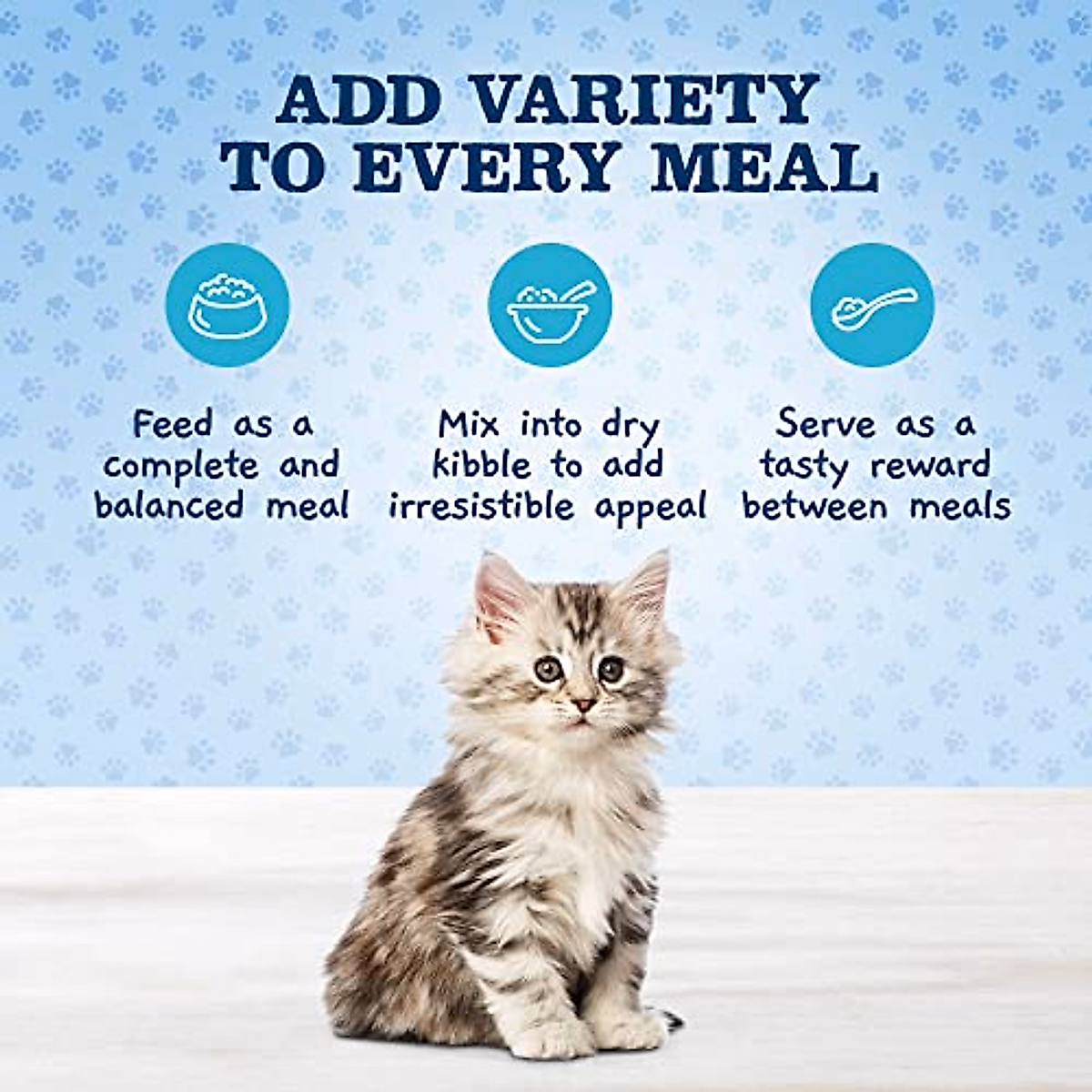 Blue Buffalo Baby Blue Healthy Growth Formula Natural Kitten Pate Wet Cat Food, Chicken Recipe 3-oz Cans (Pack of 24)