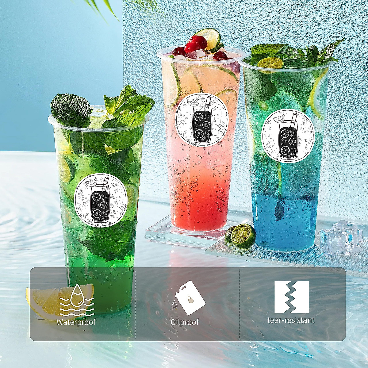 PARLAIM 2 Inch Circle Thermal Sticker Labels,700PCS Round Direct Thermal Printer Labels for Business Bottle DIY Design, QR Code, Name Tag, Inventory (White)