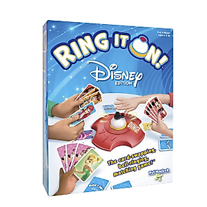Disney Ring It On! -- The Card-swapping, Bell-Ringing, Matching Game! -- Ages 6+ -- 2-4 Players