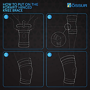 Össur Form Fit Knee Hinged Wrap- Advanced Orthopedic Support for Effective Pain Relief, Injury Recovery, and Maximum Knee Stability - Designed for Comfort and Performance (XX-Large)