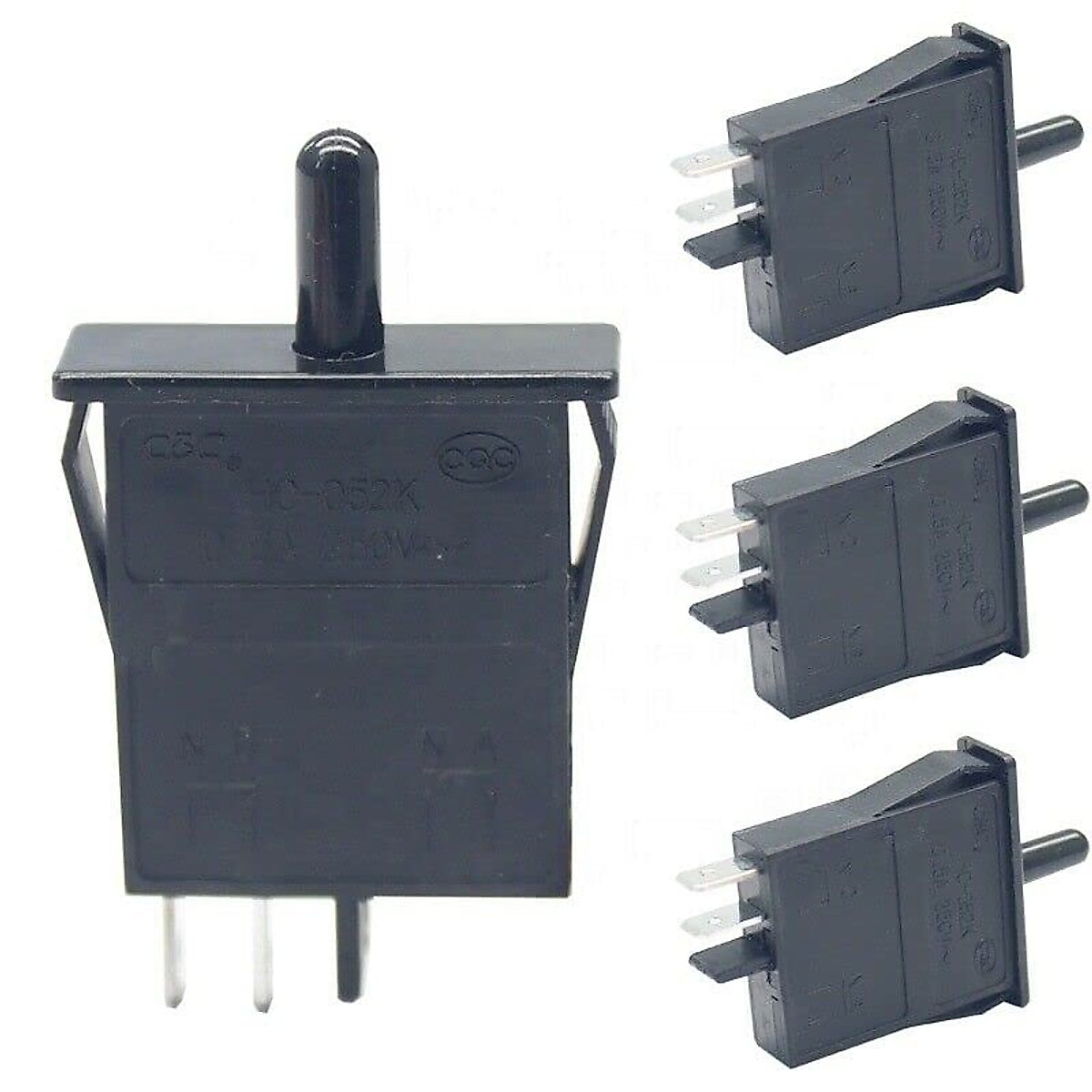 250V 4A push button door light control switch for refrigerator HC-052K (1PCS)