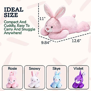 Snug A Babies Bunny Stuffed Animals with Babies Inside - Mommy and 4 Baby Rabbit Plushes for Imaginative Play - Soft Cuddly Companion for Kids - Stuffed Animals for Girls Ages 3 to 8 Years