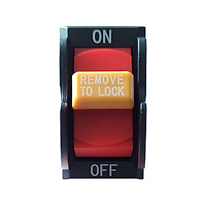 HAKATOP SW7B On-Off Toggle Switch 2 Prong for Delta, Aftermarket Replaces Parts Ryobi Table Saws Drill Press Delta 489105-00 46023 Switch