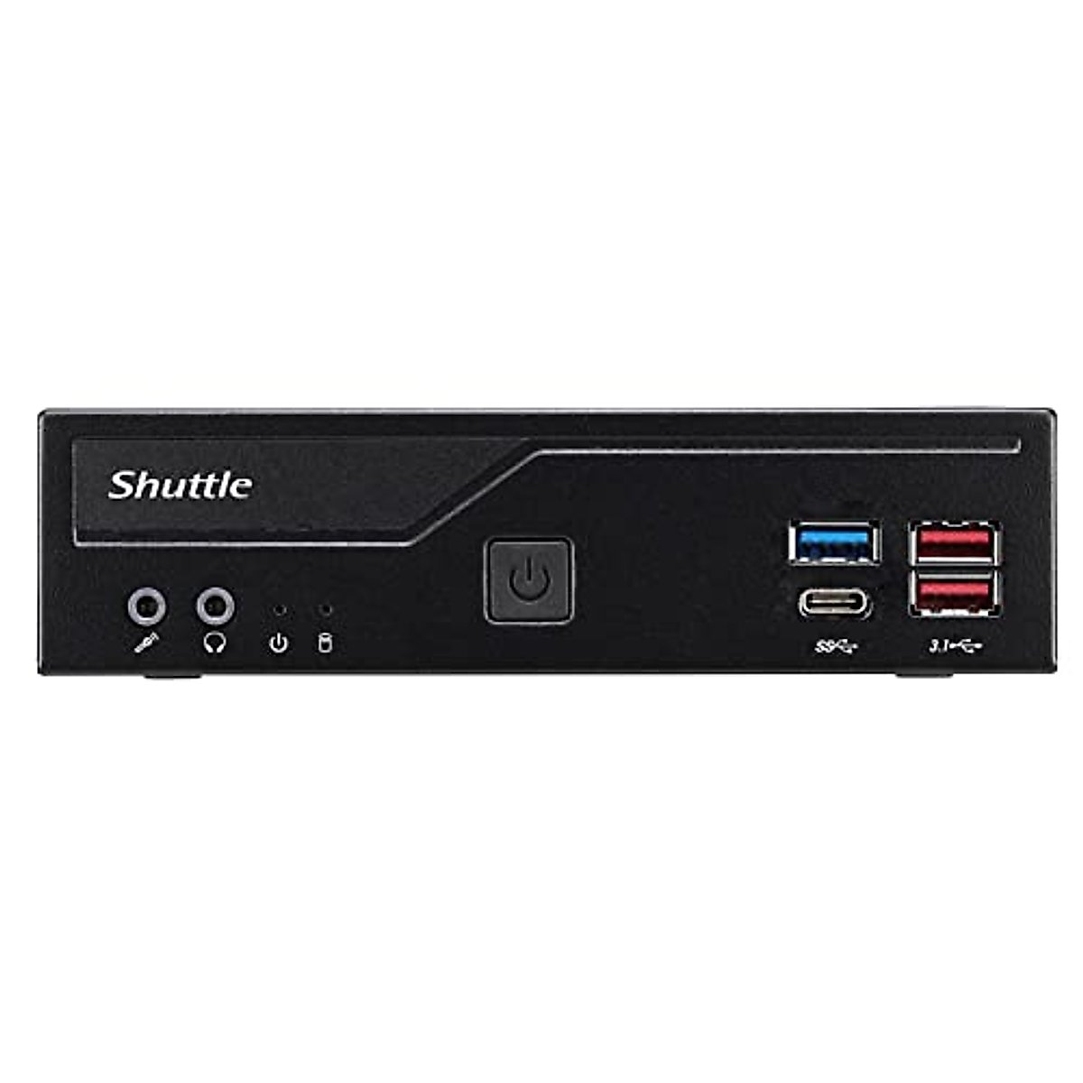 Shuttle XPC Slim DH470C Mini Barebone PC Intel H470 Support 65W Cometlake-s LGA1200 CPU No Ram No HDD/SSD No CPU No OS (Vesa Mount Included) ,Black