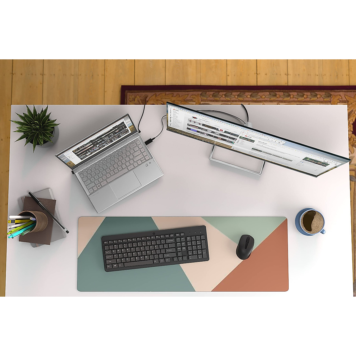 HP M27fd FHD 65w USB-C Monitor - Works With Chromebook - Computer Monitor with 27-inch IPS Display(1080p)- Eyesafe & 99% sRGB - AMD Freesync- HDMI, VGA & USB-C (Renewed), Silver