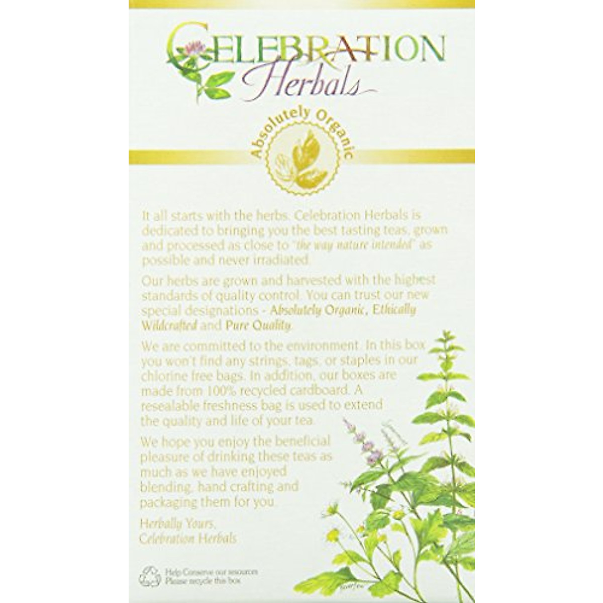 CELEBRATION HERBALS Sage Leaf Organic 24 Bag, 0.02 Pound