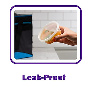 Pantry Value 8 oz. Plastic Deli Food Storage Containers with Airtight Lids [48 Sets]