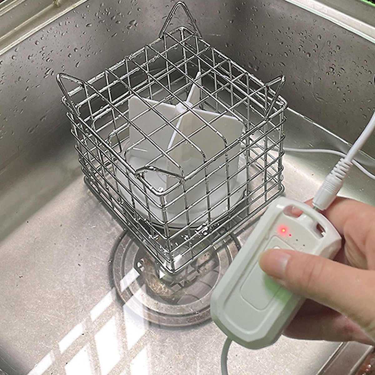 Mini Portable Washing Machine, Ultrasonic Fruit Dish Washer for Home Kitchen 100‑240V