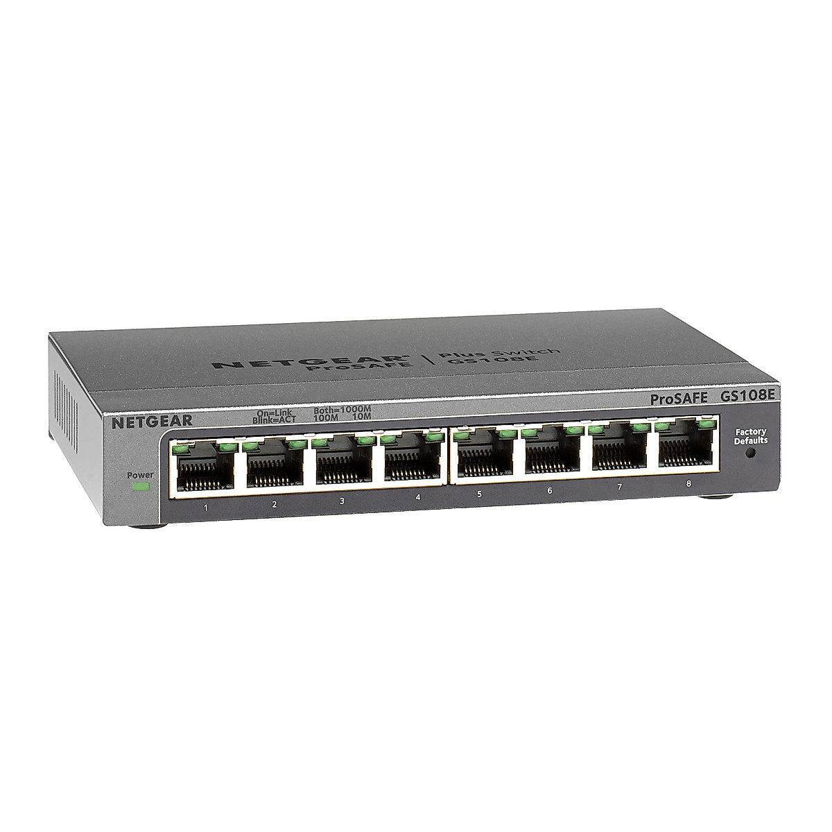 NETGEAR 8-Port Gigabit Smart Managed Plus Switch GS108E-300NAS