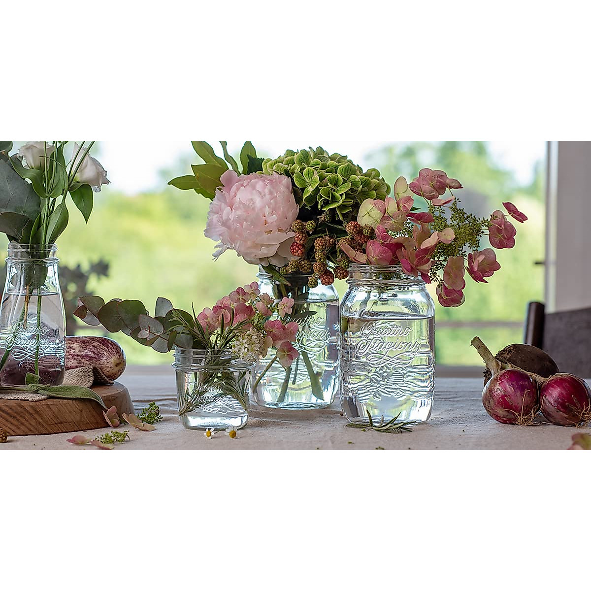 Bormioli Rocco Quatro Stagioni 1-Liter (33.75) Canning Jar - Clear