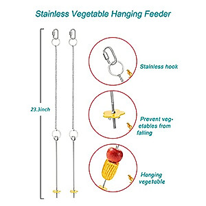 Woiworco 6 Packs Chicken Toys for Coop, Chicken Xylophone Toy for Hens, Chicken Ladder Swing Toys, Chicken Pecking Toys, and Vegetable Hanging Feeder for Chicken Bird Parrot Chicken Coop Accessories