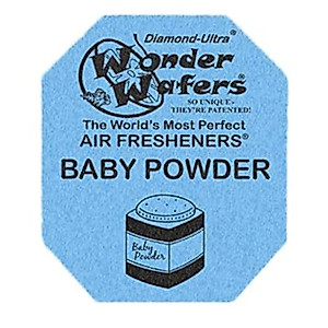 Wonder Wafers Air Fresheners 25ct. Individually Wrapped, Baby Powder Fragrance